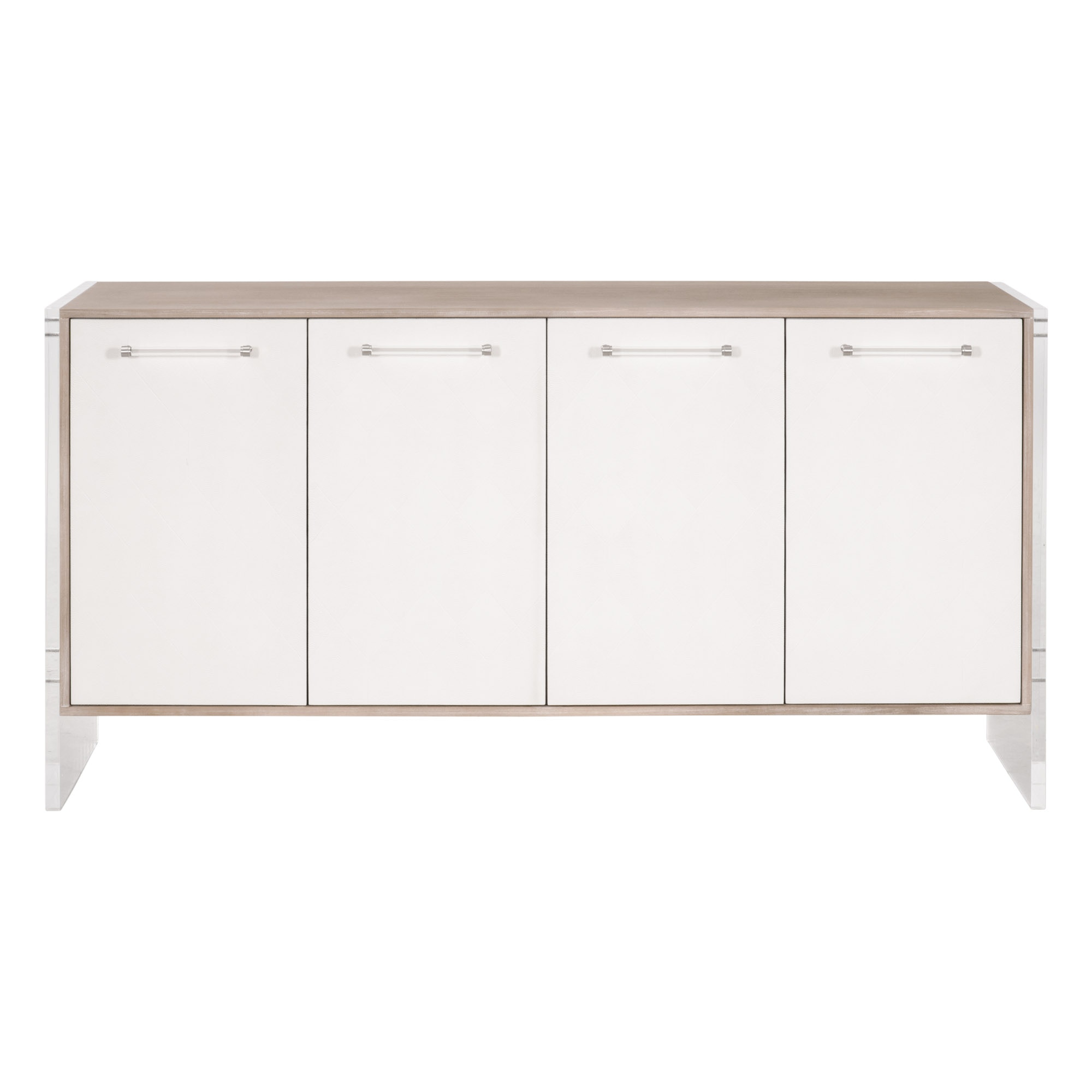 Essentials for Living Lorin Pearl Shagreen Media Sideboard